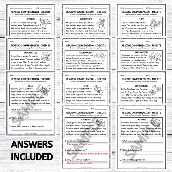 Hojas De Trabajo Sobre Comprensión Lectora COMPRENSIÓN LECTORA