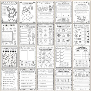 Christmas Literacy and Writing Activities for 1st Grade; First Grade ...