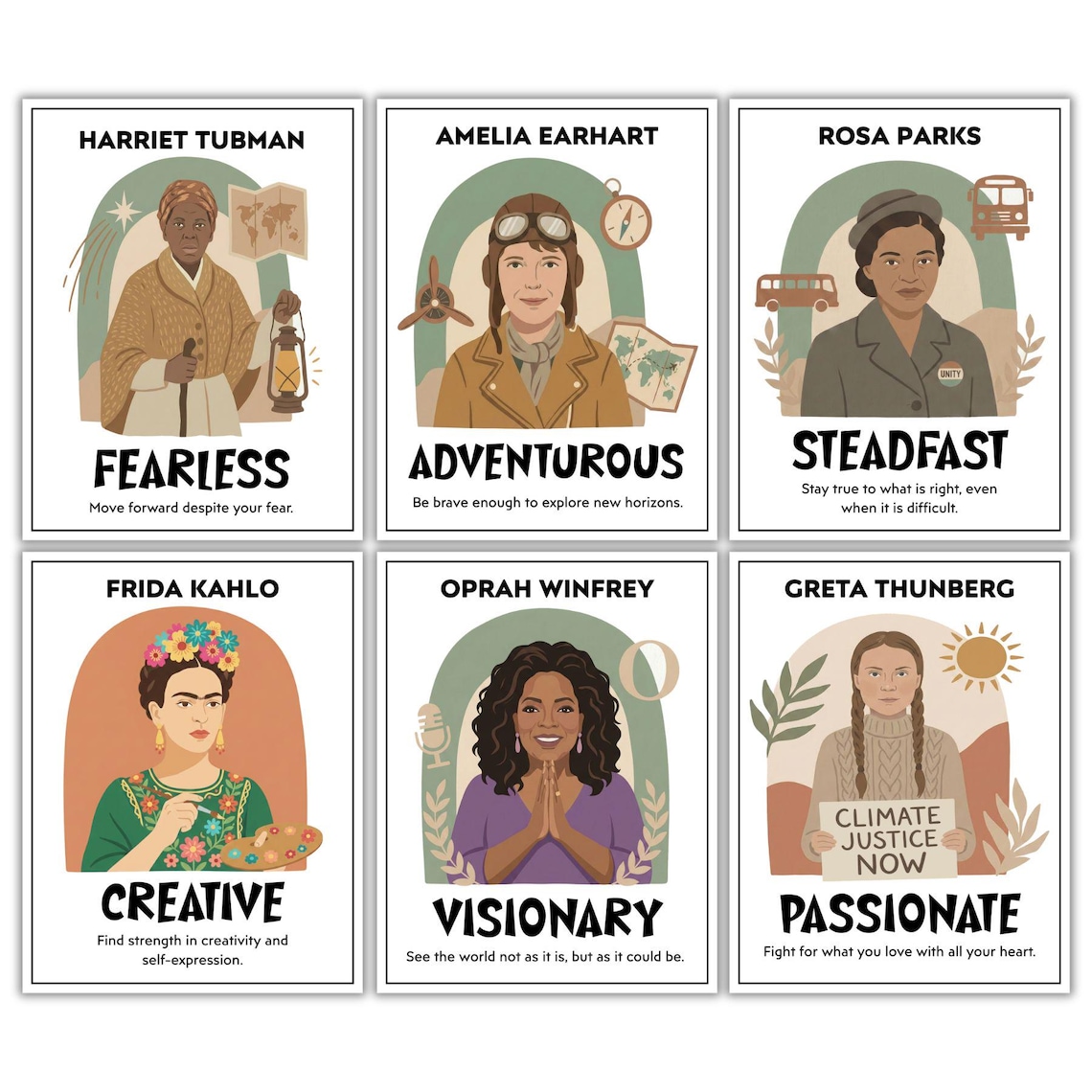 31 Days of Women's History Month Poster Set Printable; Women’s History ...