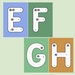 26 Alphabet Tracing Cards Upper Case Letters; Flash Cards; Handwriting ...