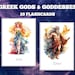 20 Greek Gods and Goddesses Flashcards; Printable Flashcards ...