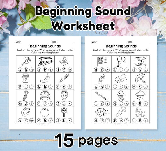 Hojas De Trabajo Sobre Sonidos Iniciales Guia De Trabajo Vocal A | PDF