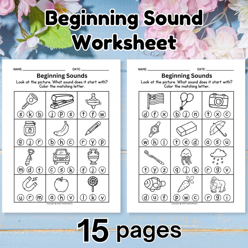 Beginning Sounds - Etsy