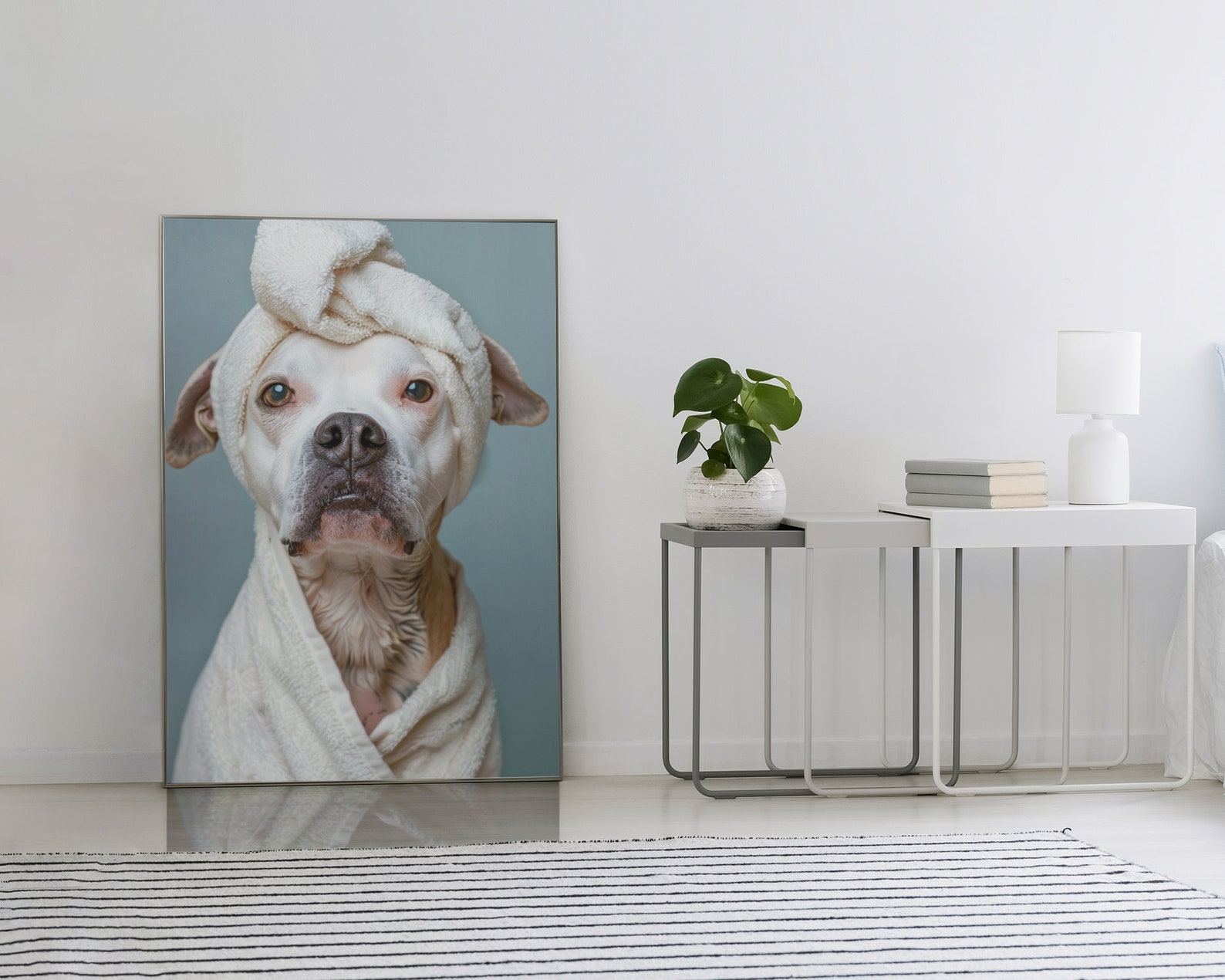 ART PRINT Dog Poster, Dog Wellness, English Bulldog, Funny Pet Poster ...