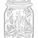 5 Printable World in a Jar Coloring Pages for Any Age Coloring Book ...