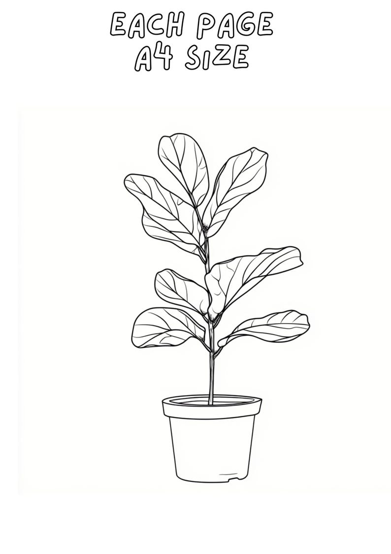 20 Flowers Plant Coloring Pages,cute Vase Flowers Coloring,cute Fall ...