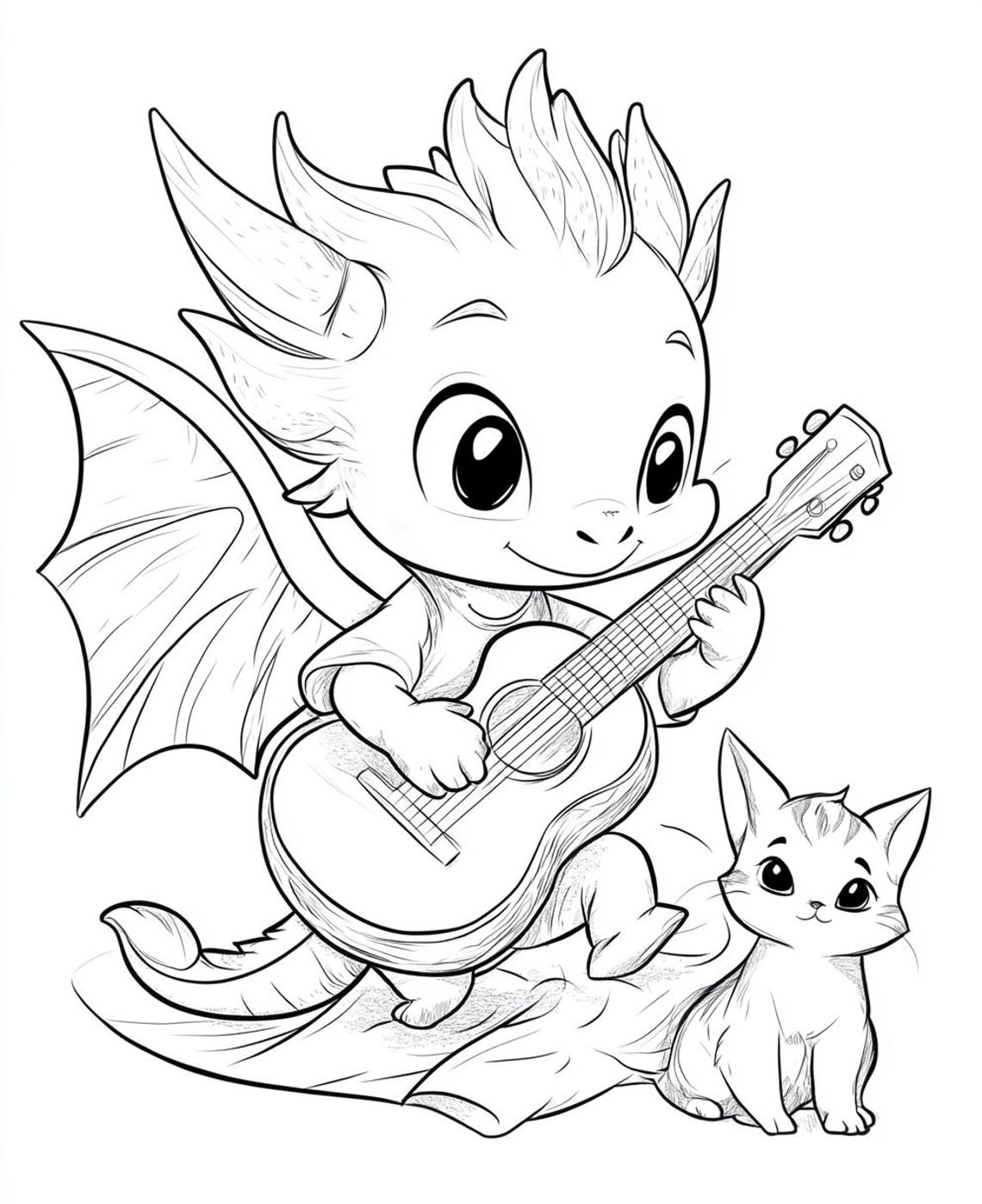 5 Printable Baby Dragon Coloring Pages for Any Age Coloring Book ...