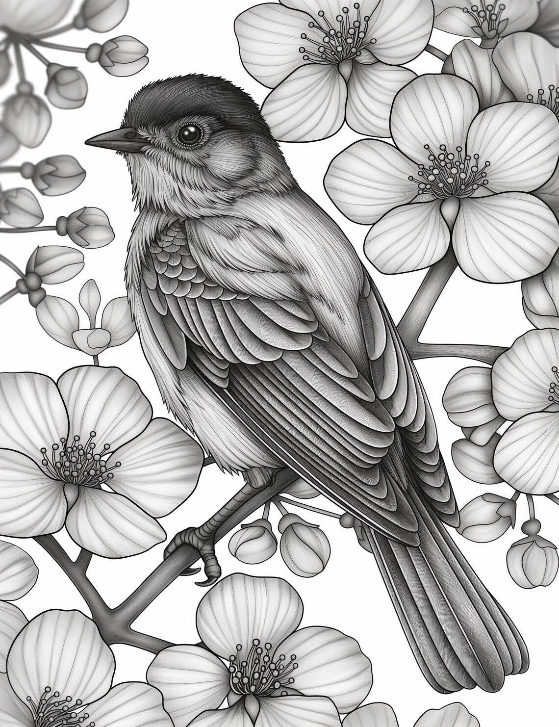 5 Printable Cute Bird Coloring Pages for Any Age Coloring Book Animals ...