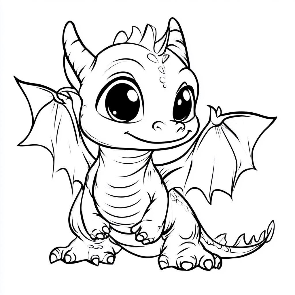 5 Printable Baby Dragon Coloring Pages for Any Age Coloring Book ...