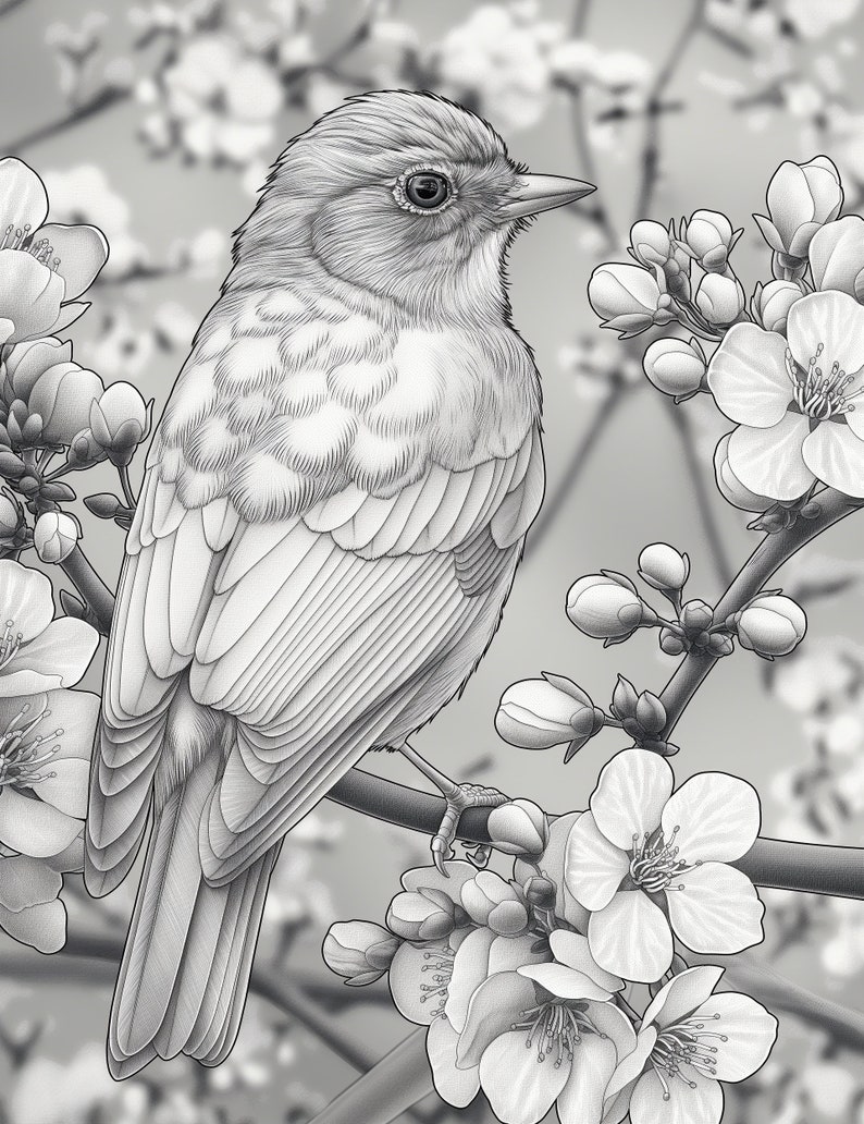 5 Printable Cute Bird Coloring Pages for Any Age Coloring Book Animals ...