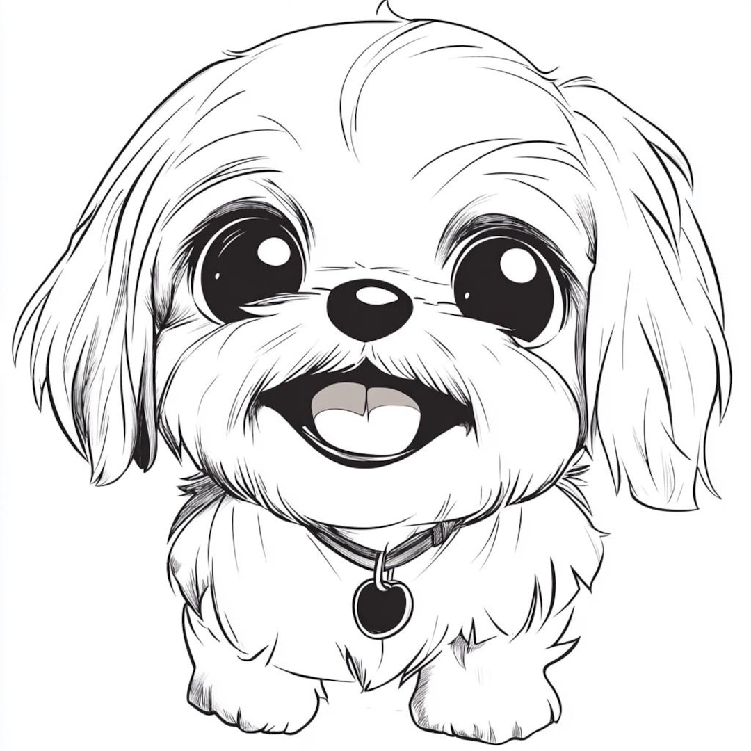 5 Printable Cute Puppy Coloring Pages for Any Age Coloring Book Animals ...