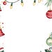 3 Festive Christmas Page Border | A4 Digital Download | Holiday Themed ...