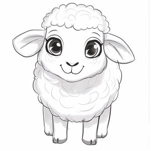 5 Printable Sheep Coloring Pages for Any Age Coloring Book Animals ...