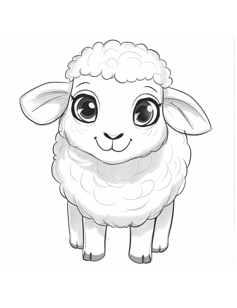 5 Printable Sheep Coloring Pages for Any Age Coloring Book Animals ...