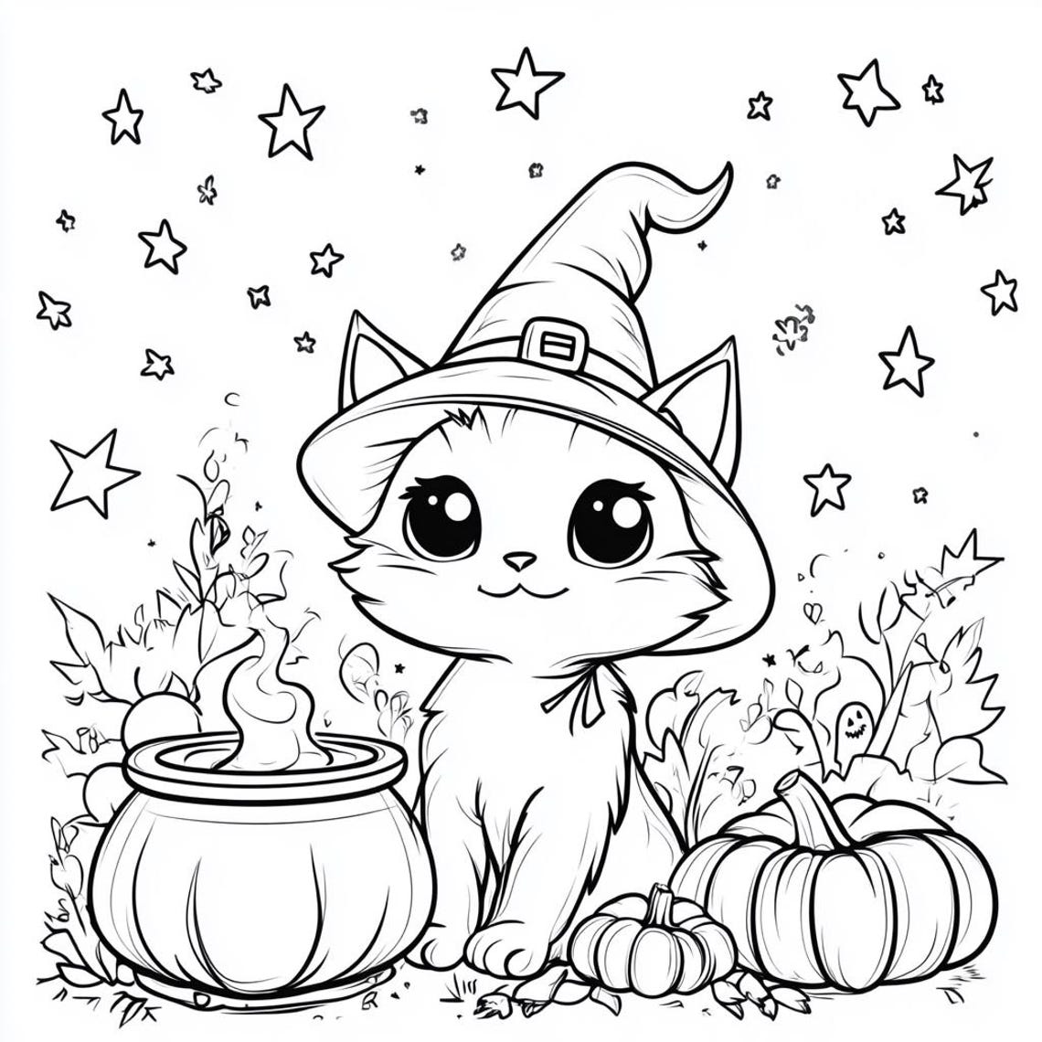 5 Printable Halloween Theme Coloring Pages for Any Age Coloring Book ...