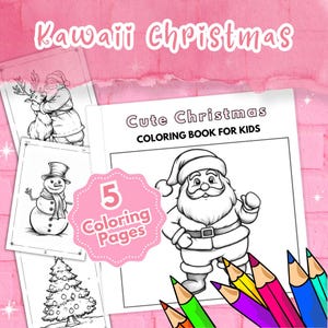 5 Printable Christmas Coloring Pages for Any Age Coloring Book Animals ...