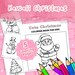 5 Printable Christmas Coloring Pages for Any Age Coloring Book Animals ...