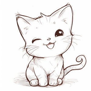 5 Printable Cats Coloring Pages for Any Age, Printable Coloring Book ...