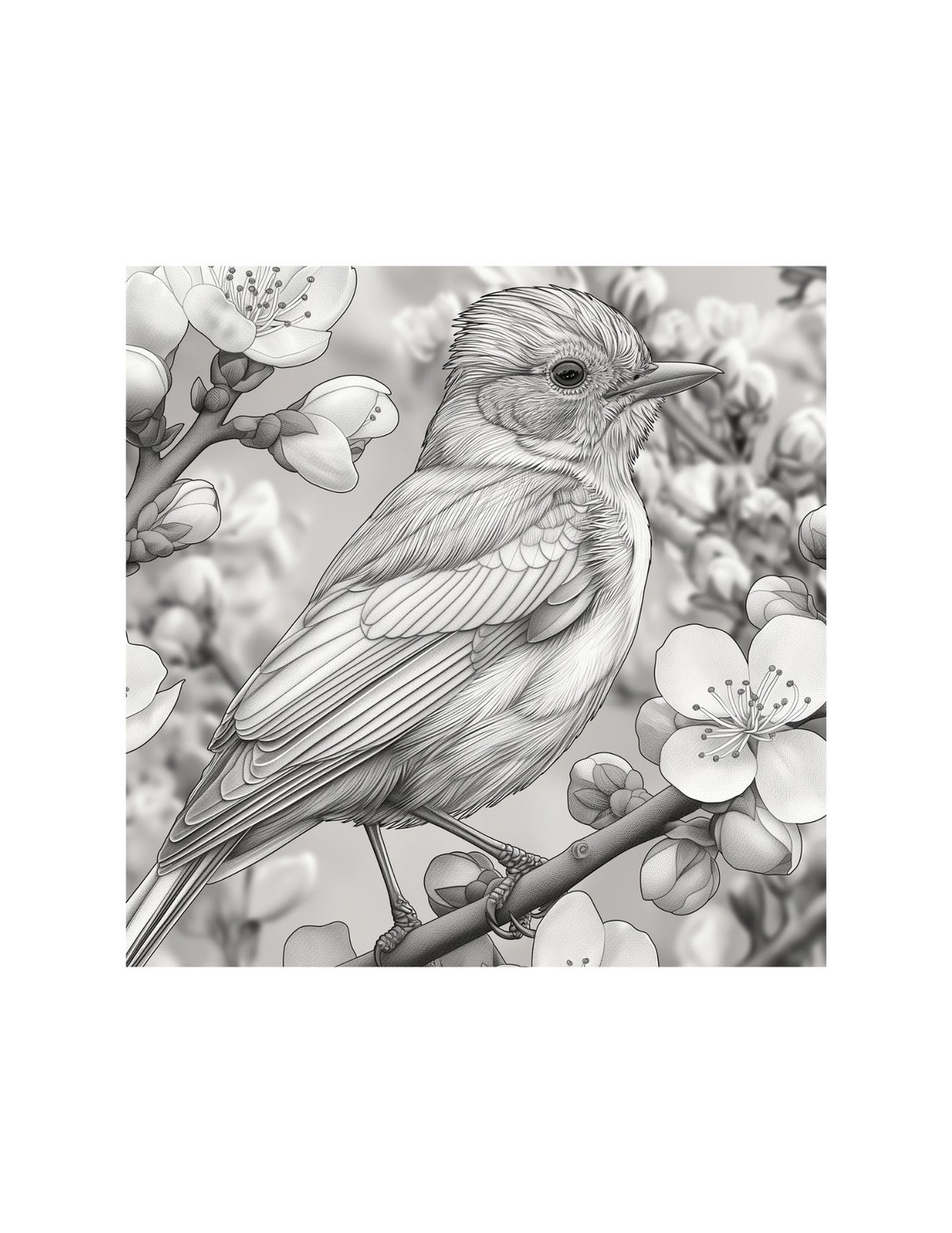 5 Printable Cute Bird Coloring Pages for Any Age Coloring Book Animals ...