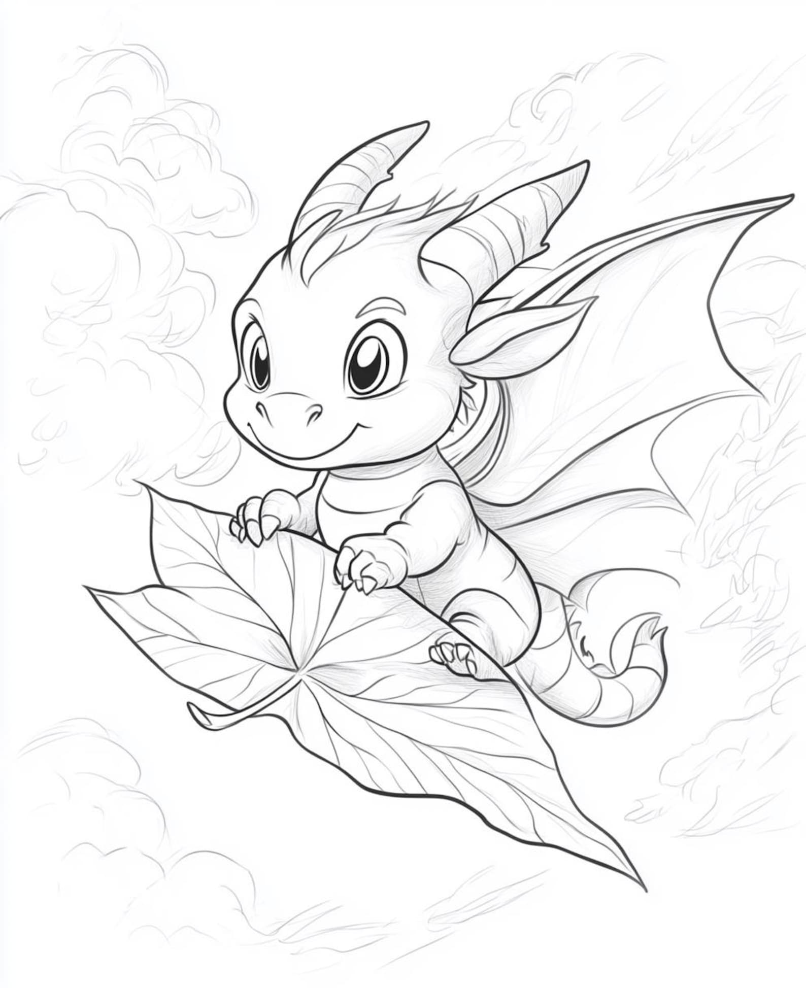 5 Printable Baby Dragon Coloring Pages for Any Age Coloring Book ...