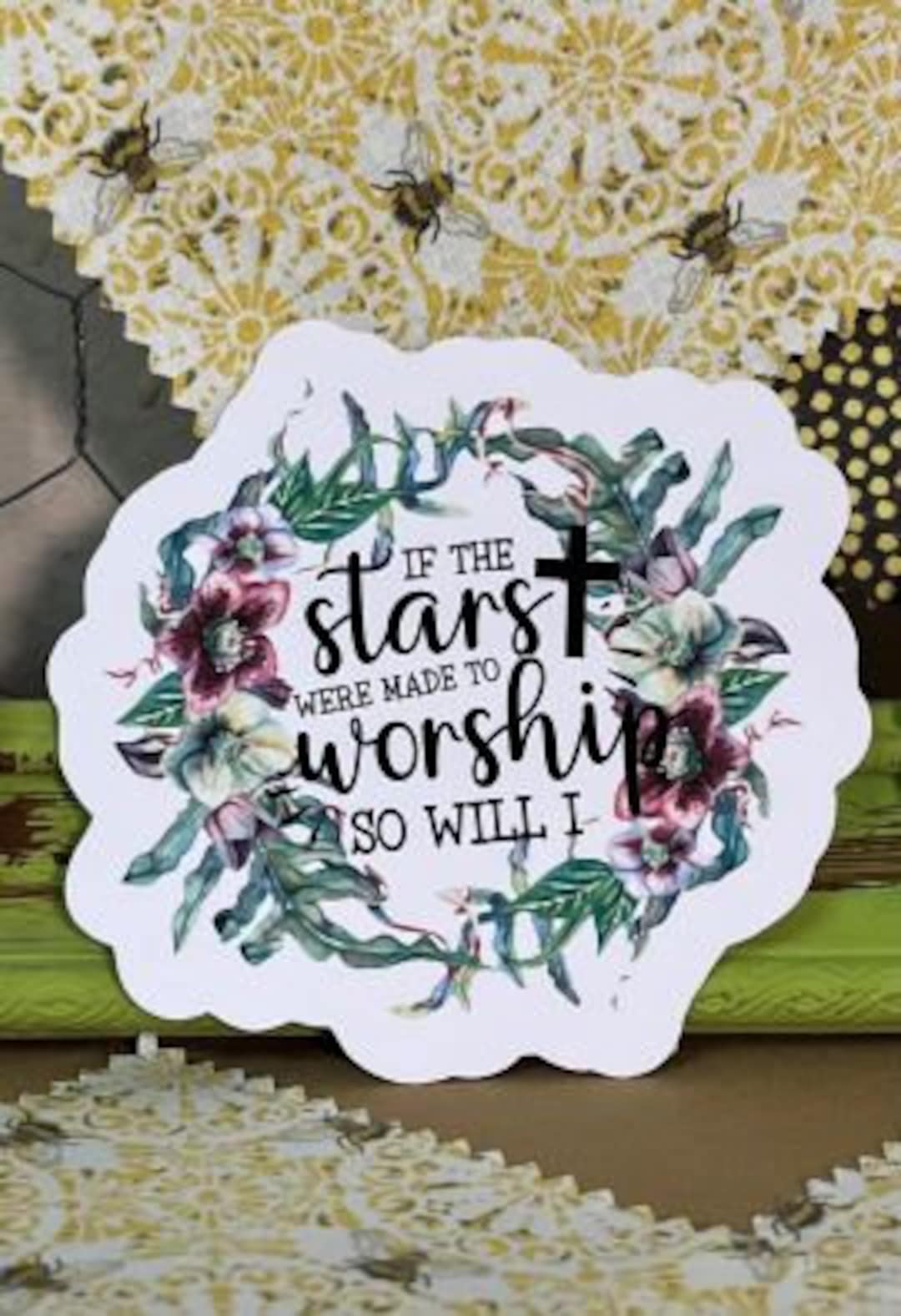 Christian Sticker, Bible Verse Sticker, Scripture Sticker, Die-cut ...