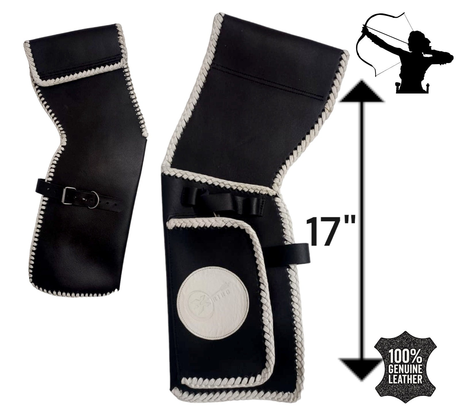 Angel Field Hip Quiver 100% Cow Hide Leather. - Etsy