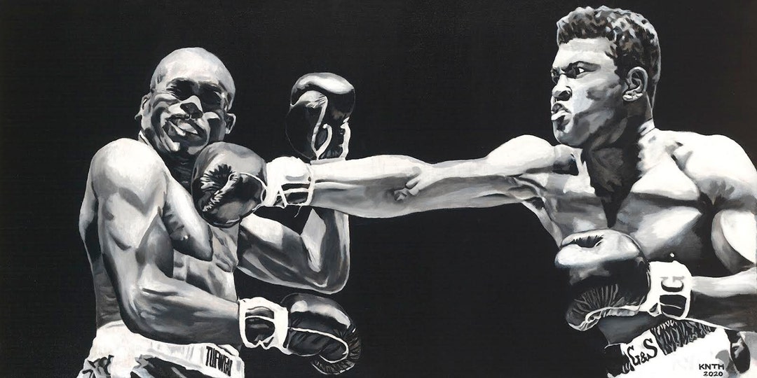 Moment of Impact: Clay Vs. Jones (ORIGINAL) - Etsy