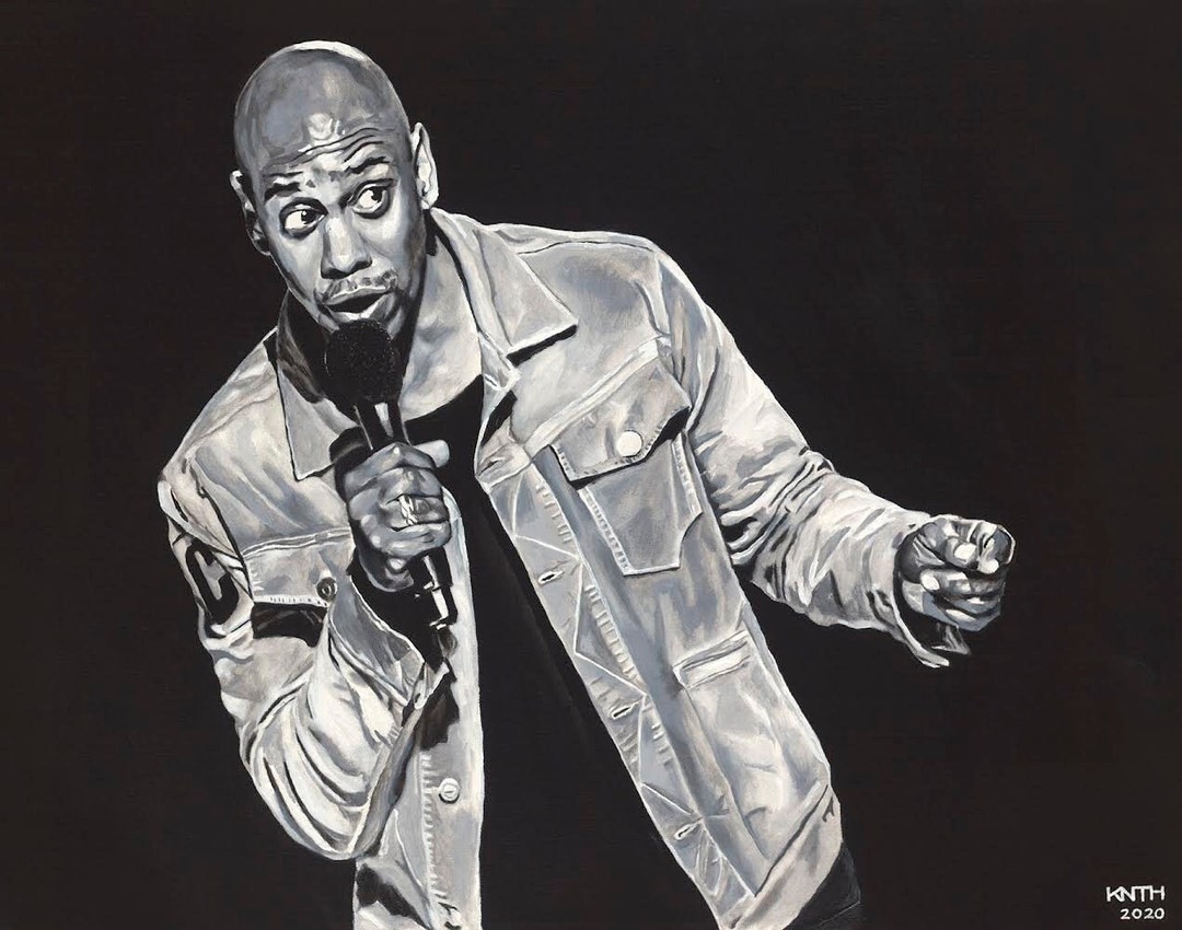 A Comic Legend: Dave Chappelle (PRINT) - Etsy