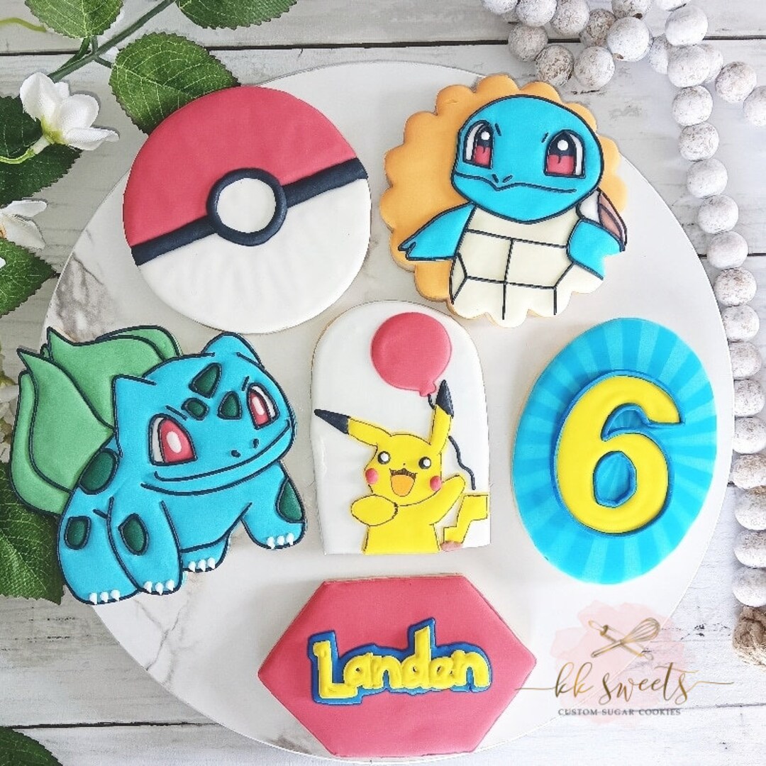 Pokémon Sugar Cookies - Etsy
