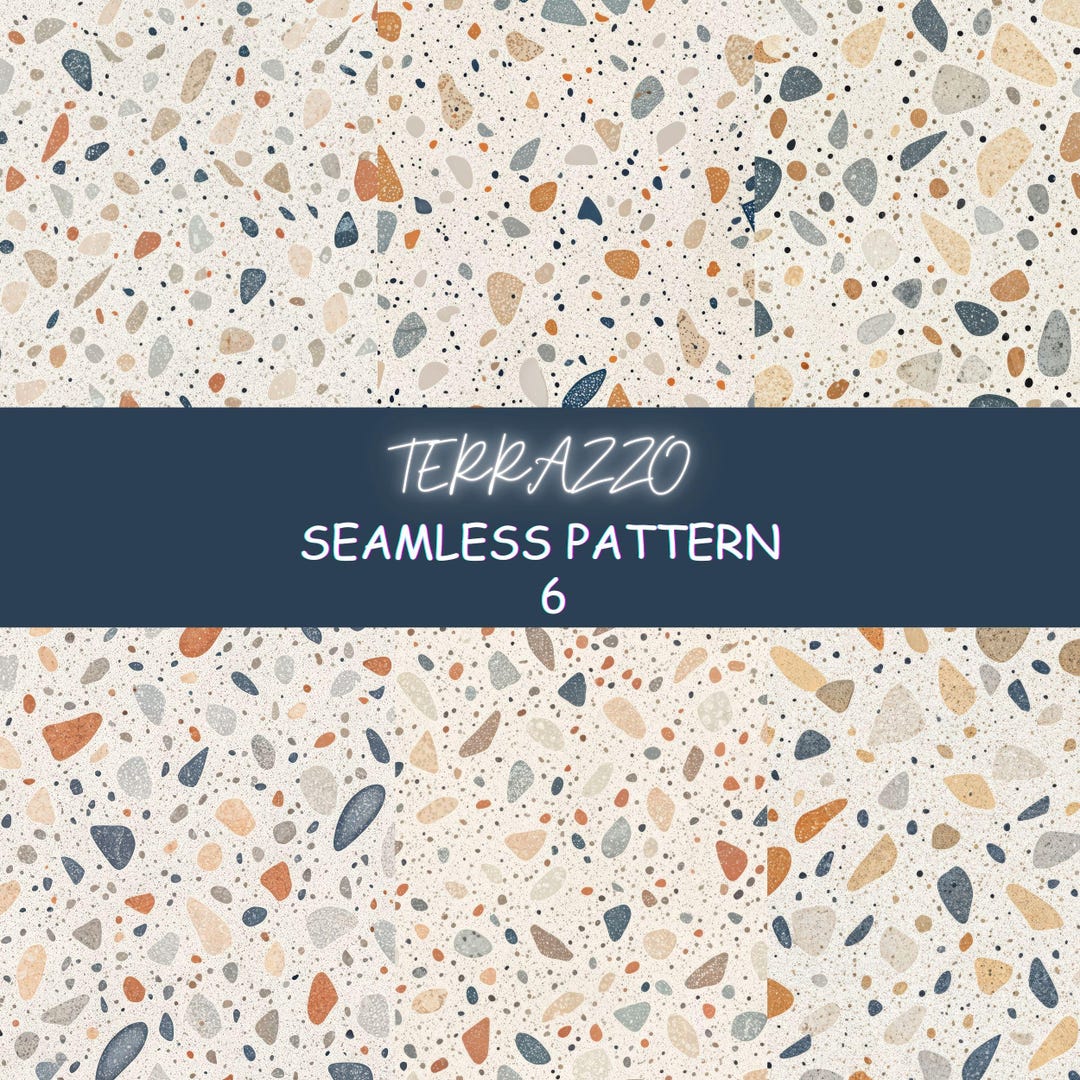 Terrazzo Seamless Digital Papers Terrazzo Digital Seamless Pattern Terrazzo Background Nursery ...