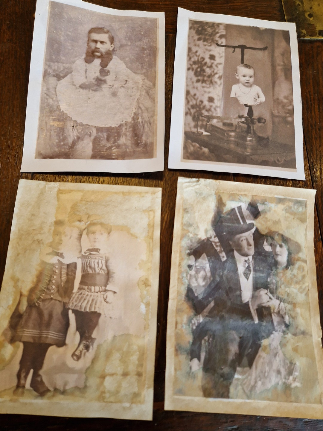 Four Digitally Altered Vintage Photographs - Etsy