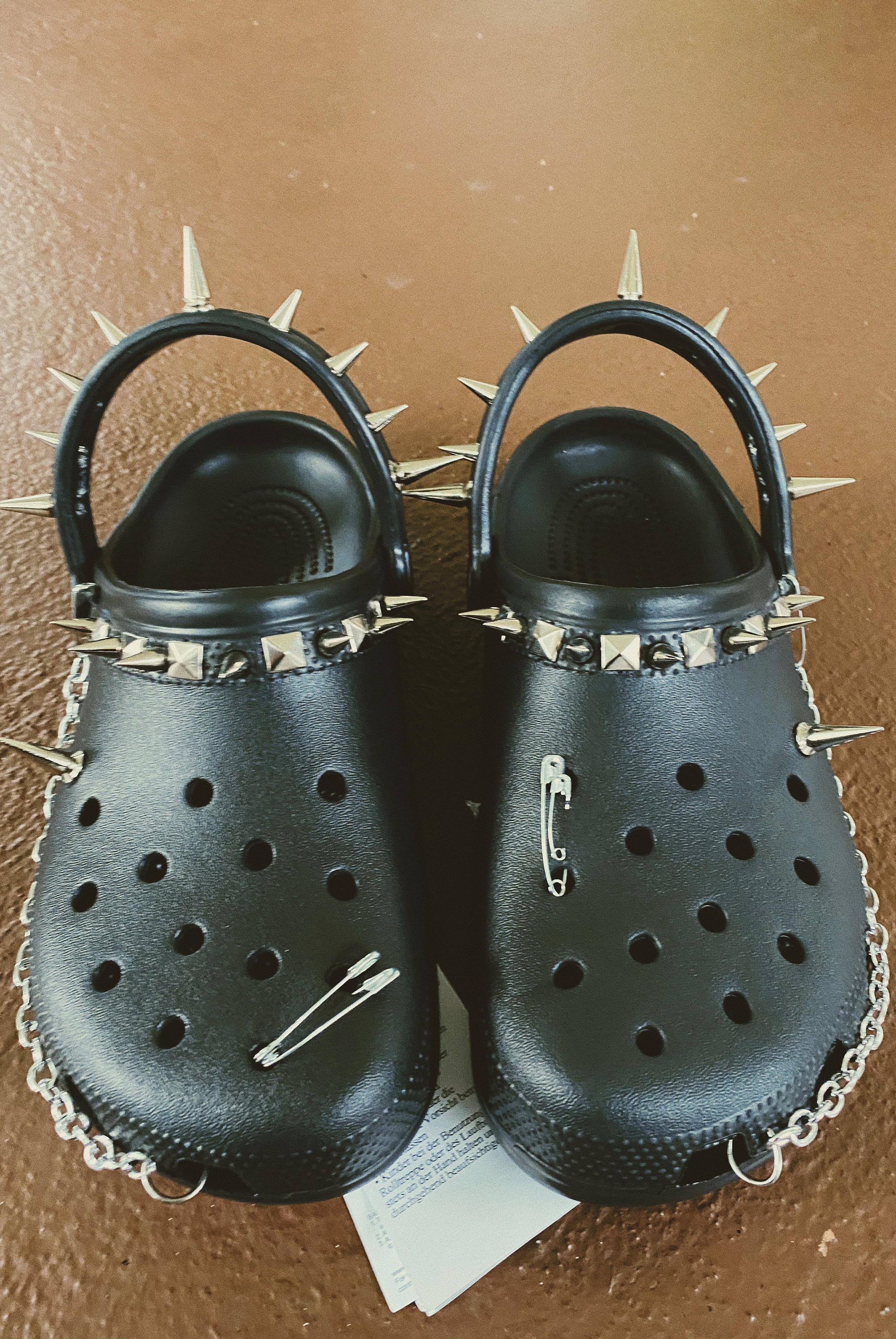Custom Goth Crocs - Etsy