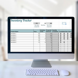 Inventory Tracker Template | Market Prep Tracker | Inventory Tracker ...