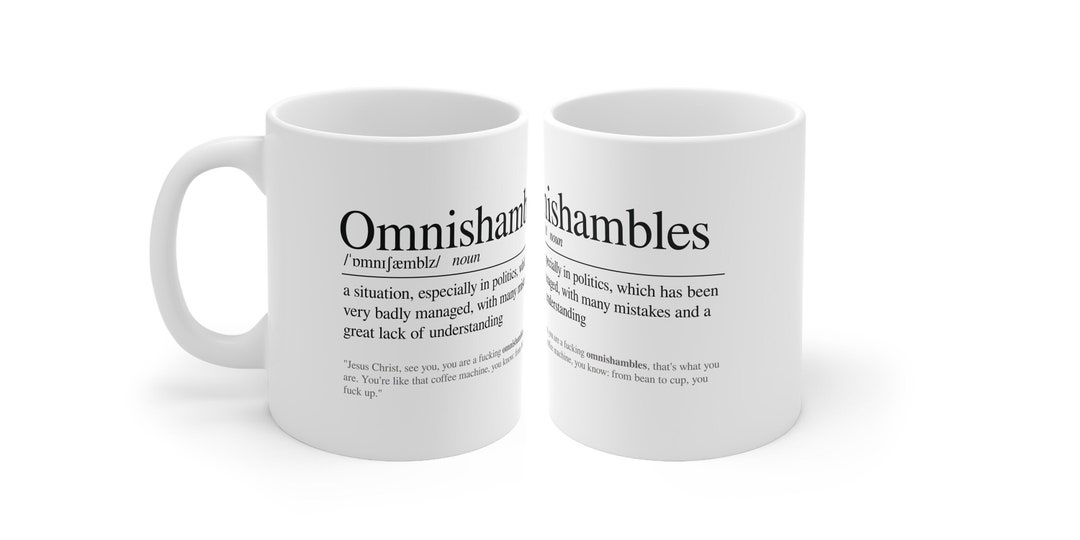The Thick of It Omnishambles Definition Mug - Etsy