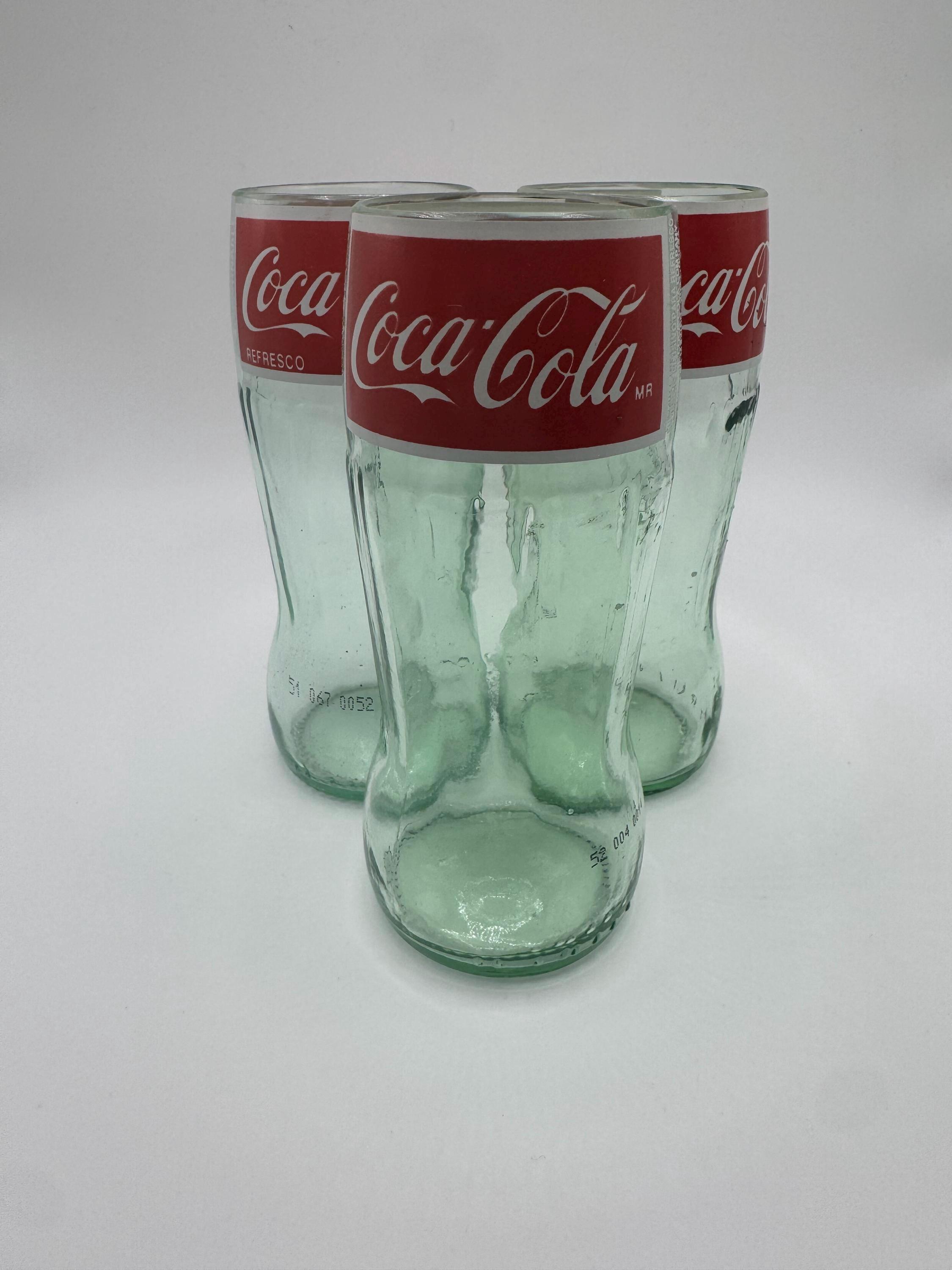 Set of 3 Drinking Recycled Coke Classic Bottles, Eco Friendly Upcycled ...