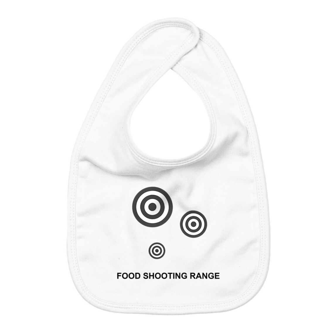 Bib Funny Target Food Shooting Range - Etsy