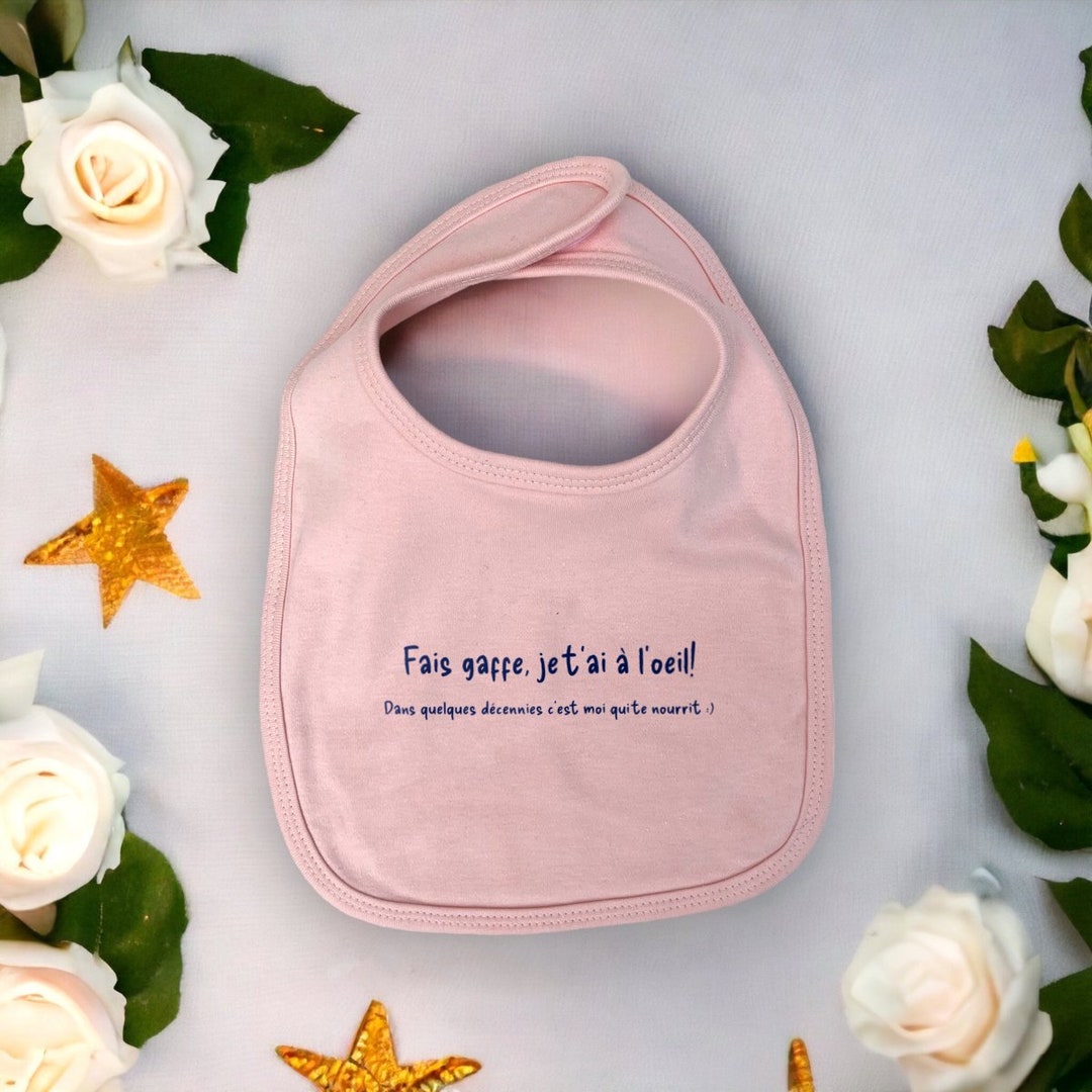Funny Phrase Bib - Be Careful! in a Few Decades It Will Be Me Who Feeds ...