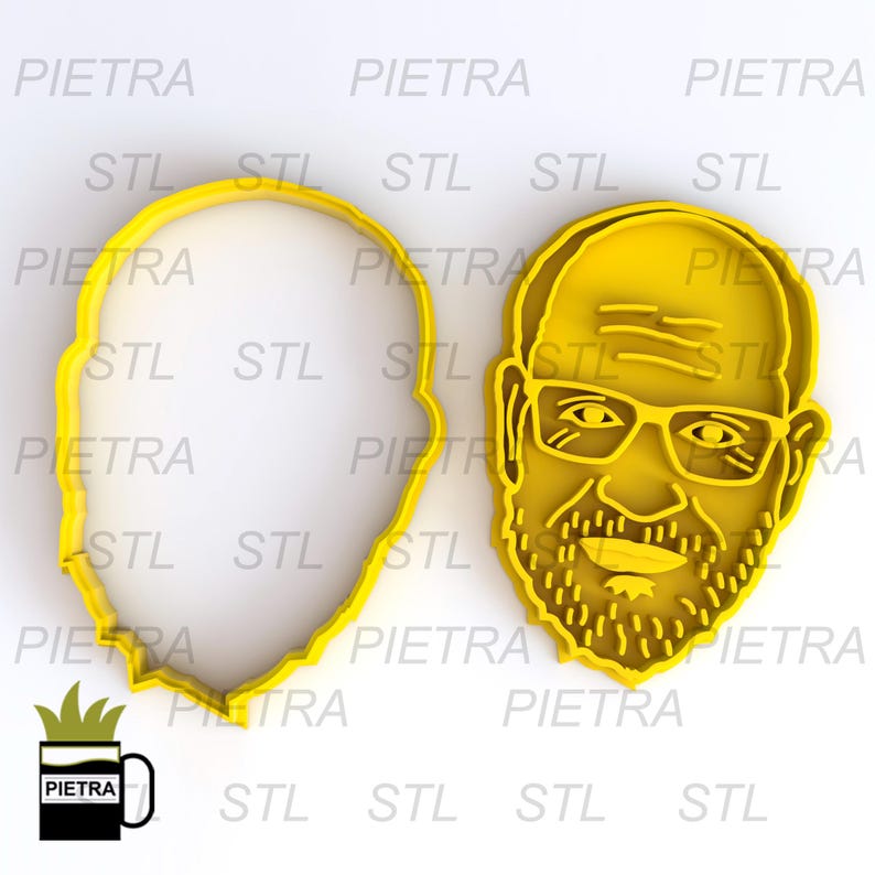 Custom Cookie Cutter STL Files for 3D Printing | Custom Face Cookie ...
