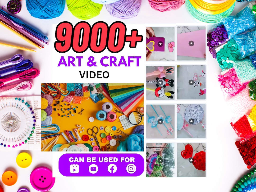 Faceless Massive Art & Crafts Reels Collection - 9000+ Designs - Etsy