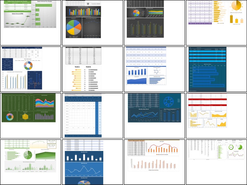 Excel Sales Analysis & Reporting Bundle – Complete Toolkit | Excel ...