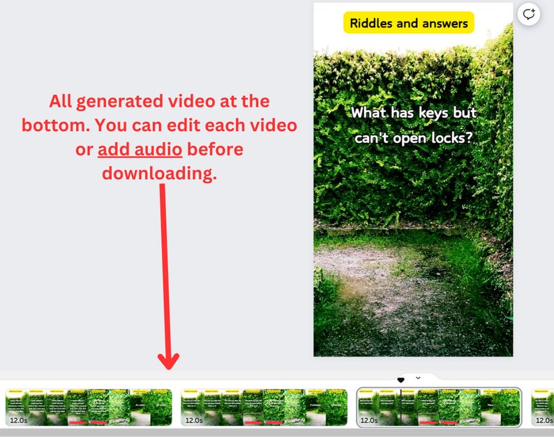 Bulk Create Riddles and Answer Videos With Canva for Tiktok, Youtube Shorts & Instagram Reels - Etsy