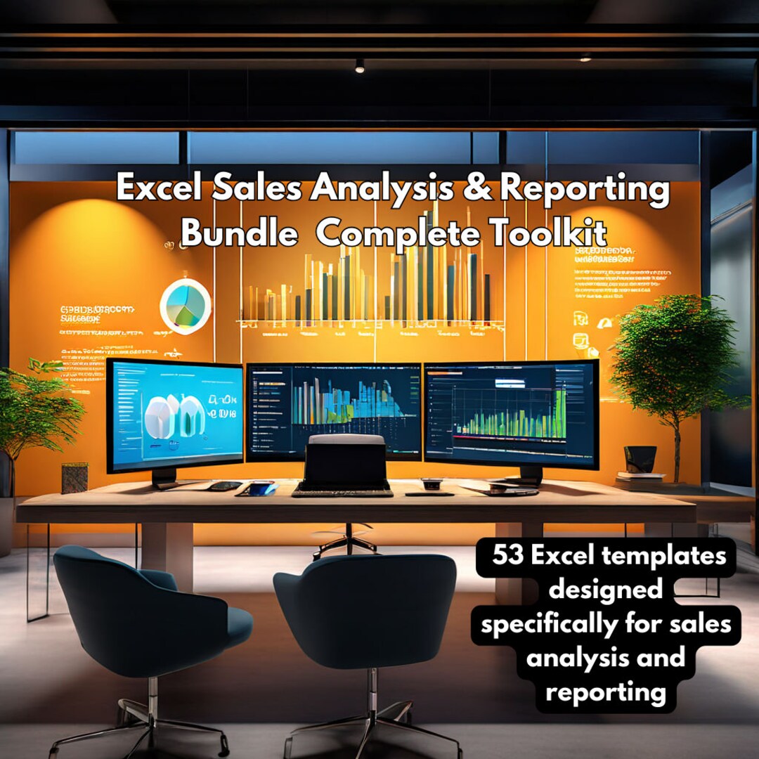 Excel Sales Analysis & Reporting Bundle – Complete Toolkit | Excel | Google Sheets | Apple ...