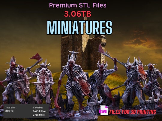 Premium STL Bundle, Mega STL Archive, 3D Model Mega Collection, 3D ...