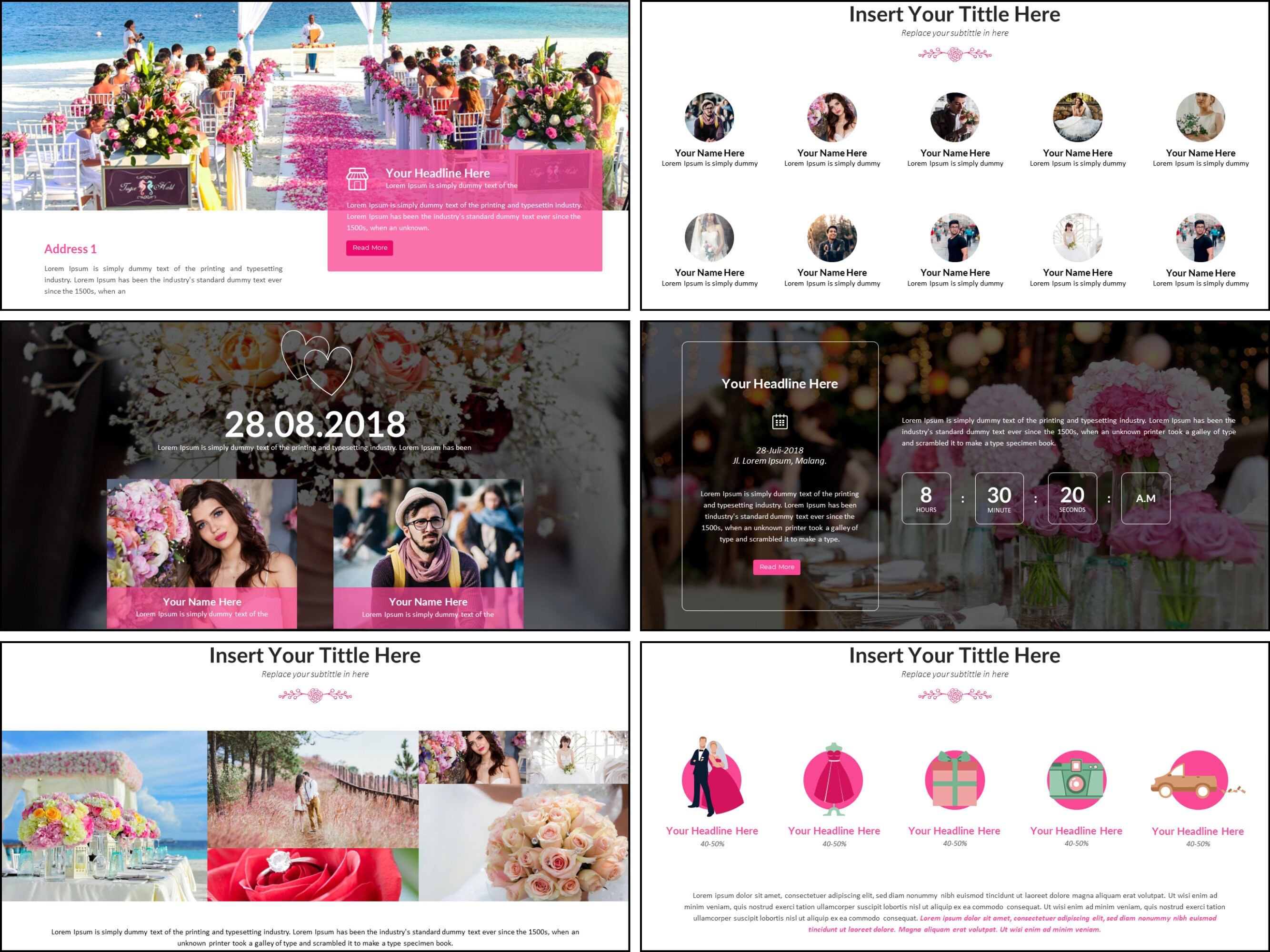 Wedding Presentation Powerpoint Template Google Slides WPS Office ...