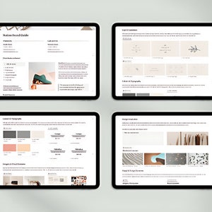 All-in-one Notion Branding Kit | Notion Templates - Etsy