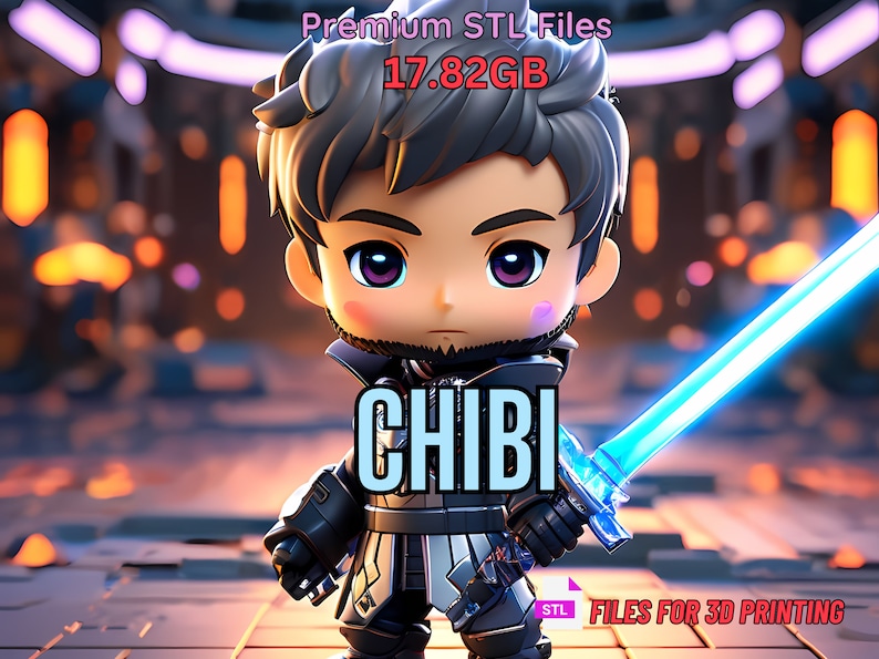 Chibi STL Bundle: Cute 3D Prints for All - Instant Download - Etsy