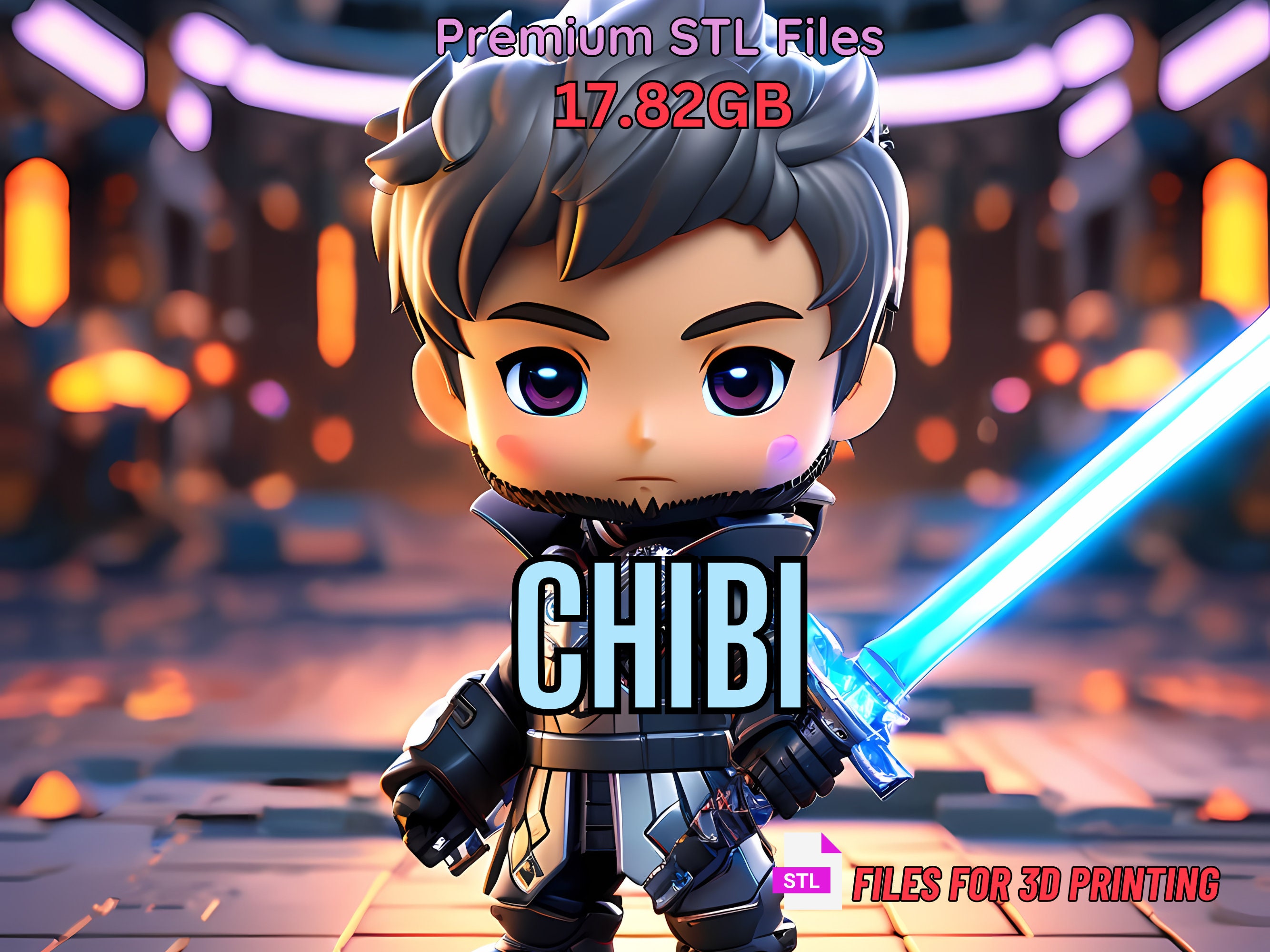 Chibi STL Bundle: Cute 3D Prints for All - Instant Download - Etsy