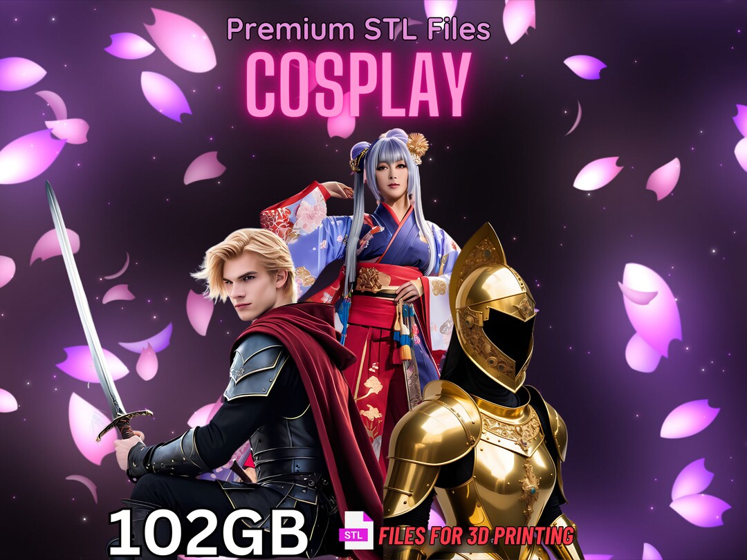 Ultimate Cosplay STL Bundle: Costumes, Props & Accessories - 102GB ...