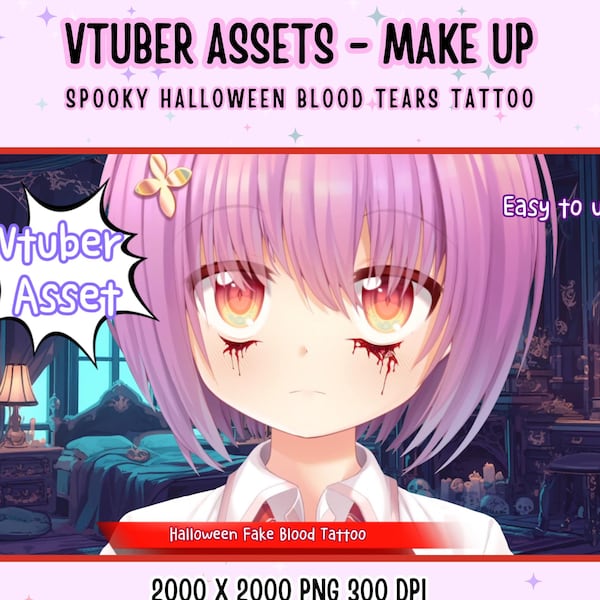 Vtuber Tears Asset - Etsy
