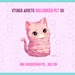 Vtuber Assets,vtuber Pet ,3x Kawaii Halloween Mummy-cat for Vtuber ...